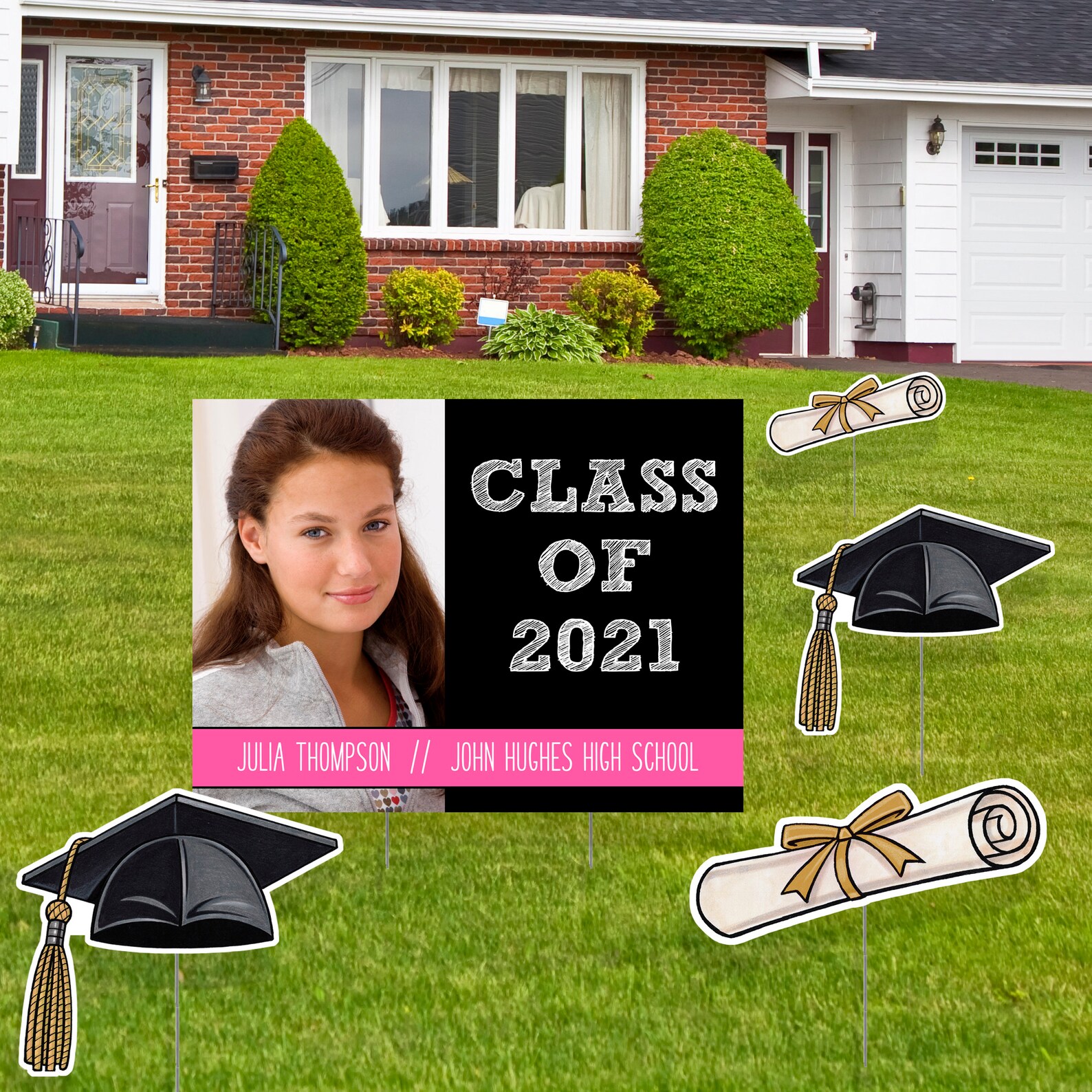 Graduation Yard Card Sign Choose Your Color 2022 Graduation | Etsy