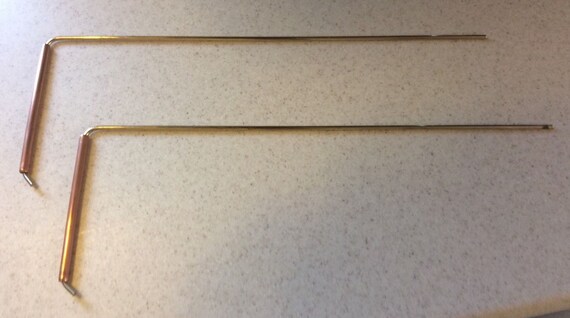10 Sets Dowsing/divining Rods/brass W/copper Handlestreasure | Etsy