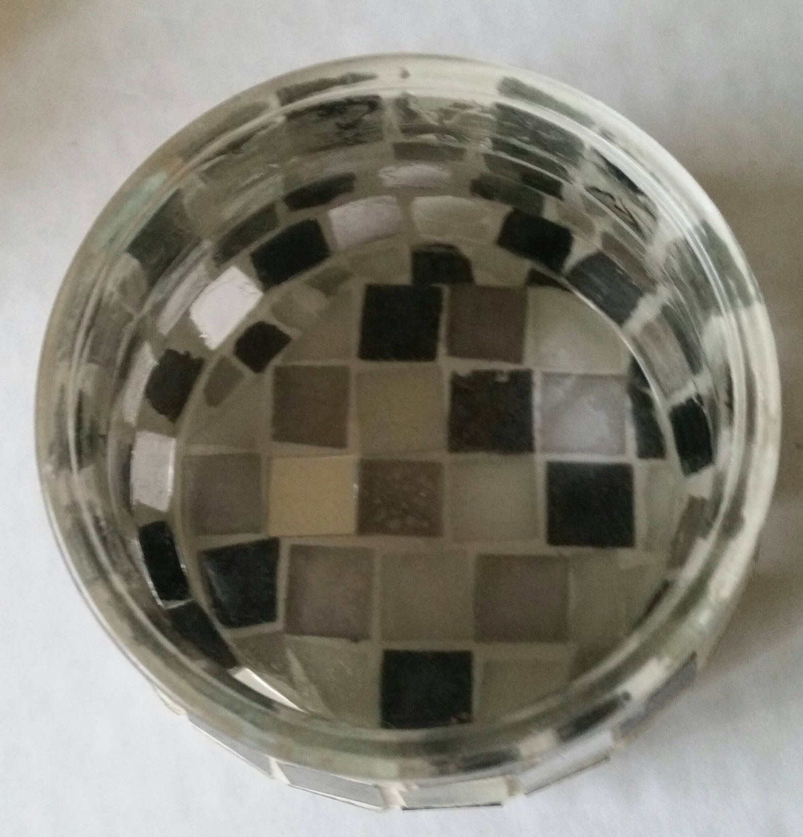 Photophore Candle Glass Jar Recycled With Mosaic - Etsy