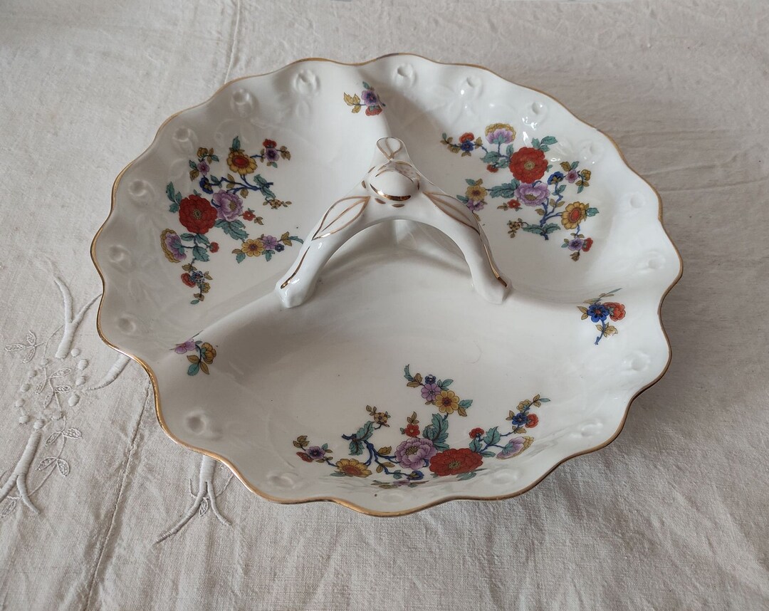 Vintage Aperitif Display / Antique Biscuit Display in Fine Earthenware ...