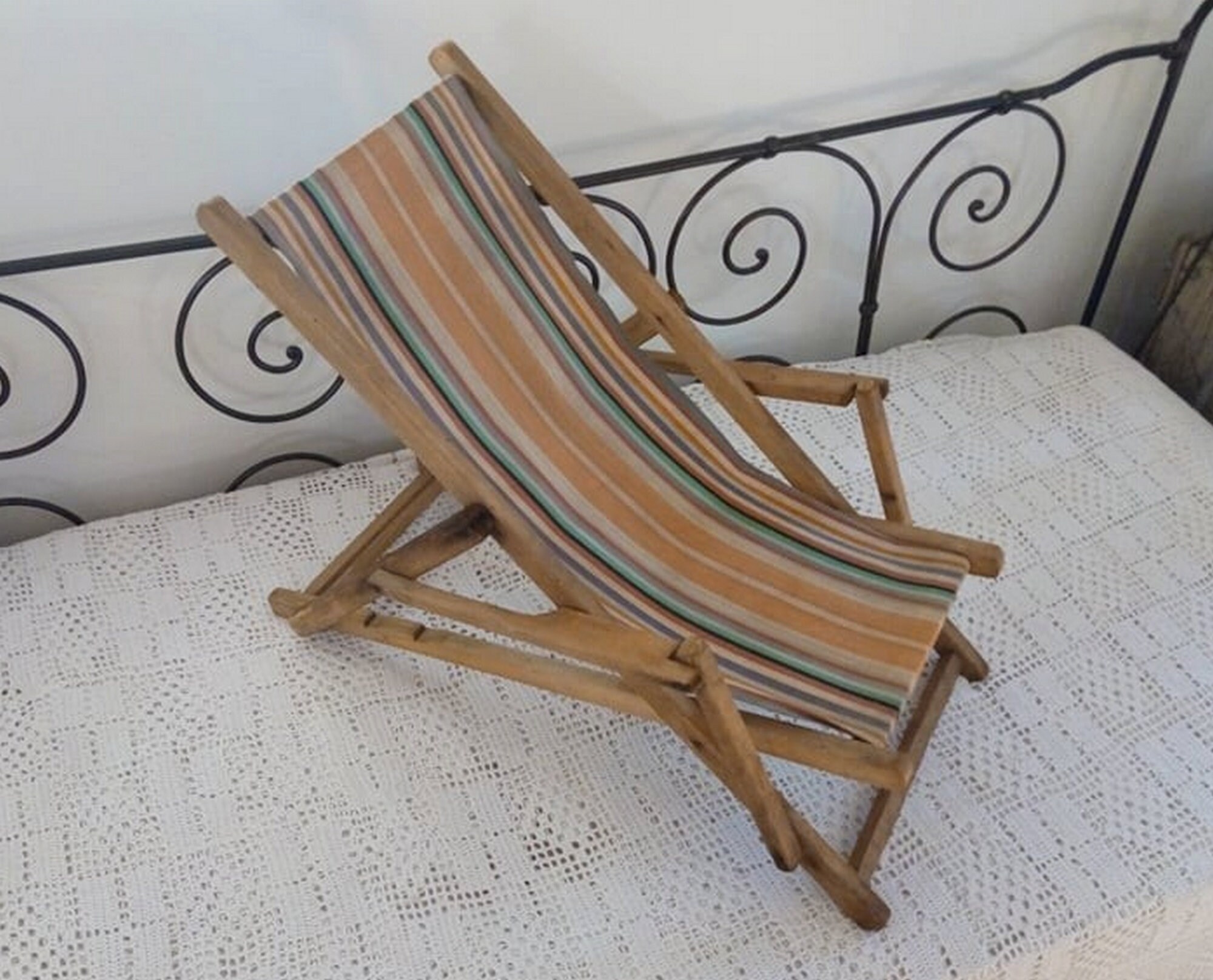 Old Children's Lounge Chair / Vintage Baby Chair / Retro Children's ...