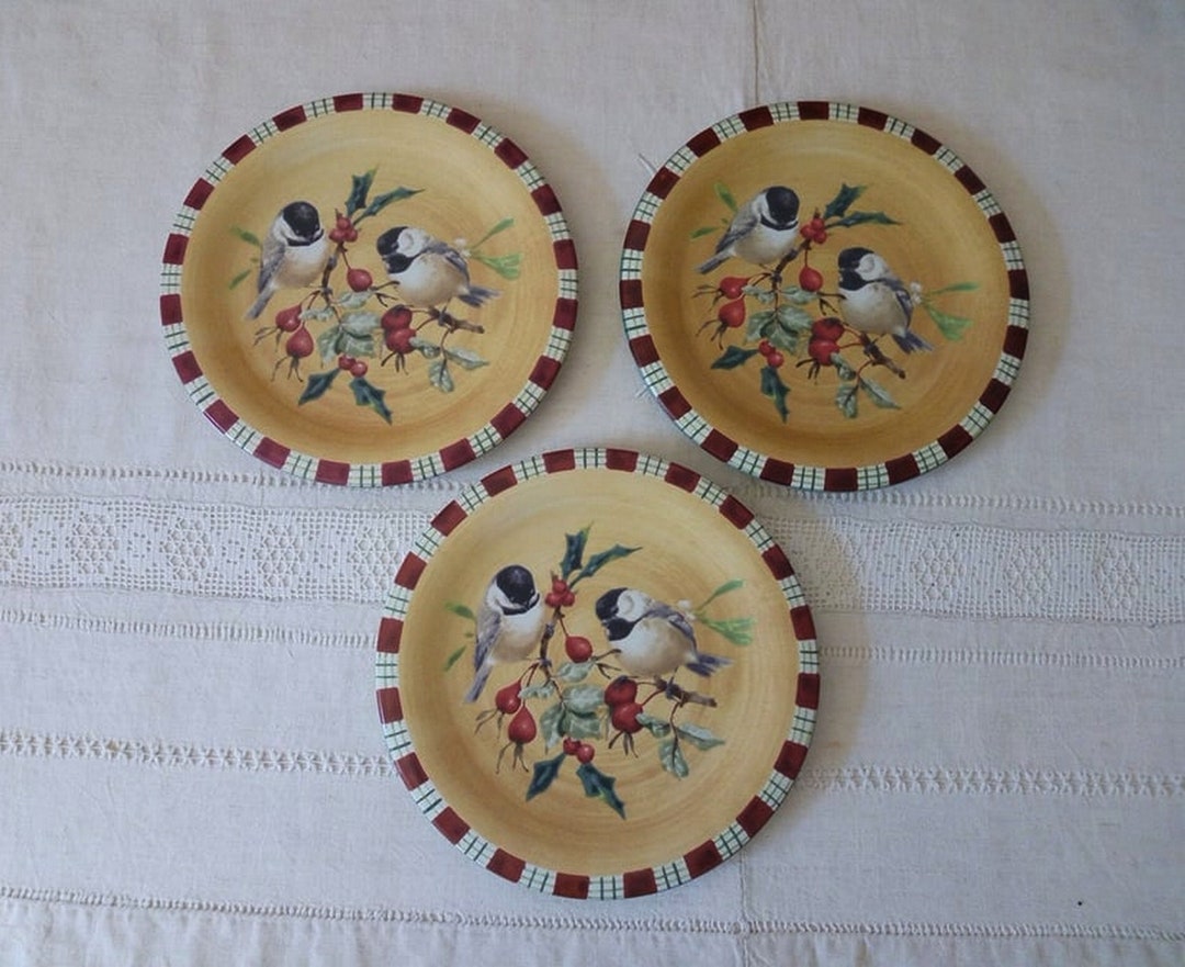 Set of 3 Vintage Plates / Vintage Plates of the Lenox Manufacture ...