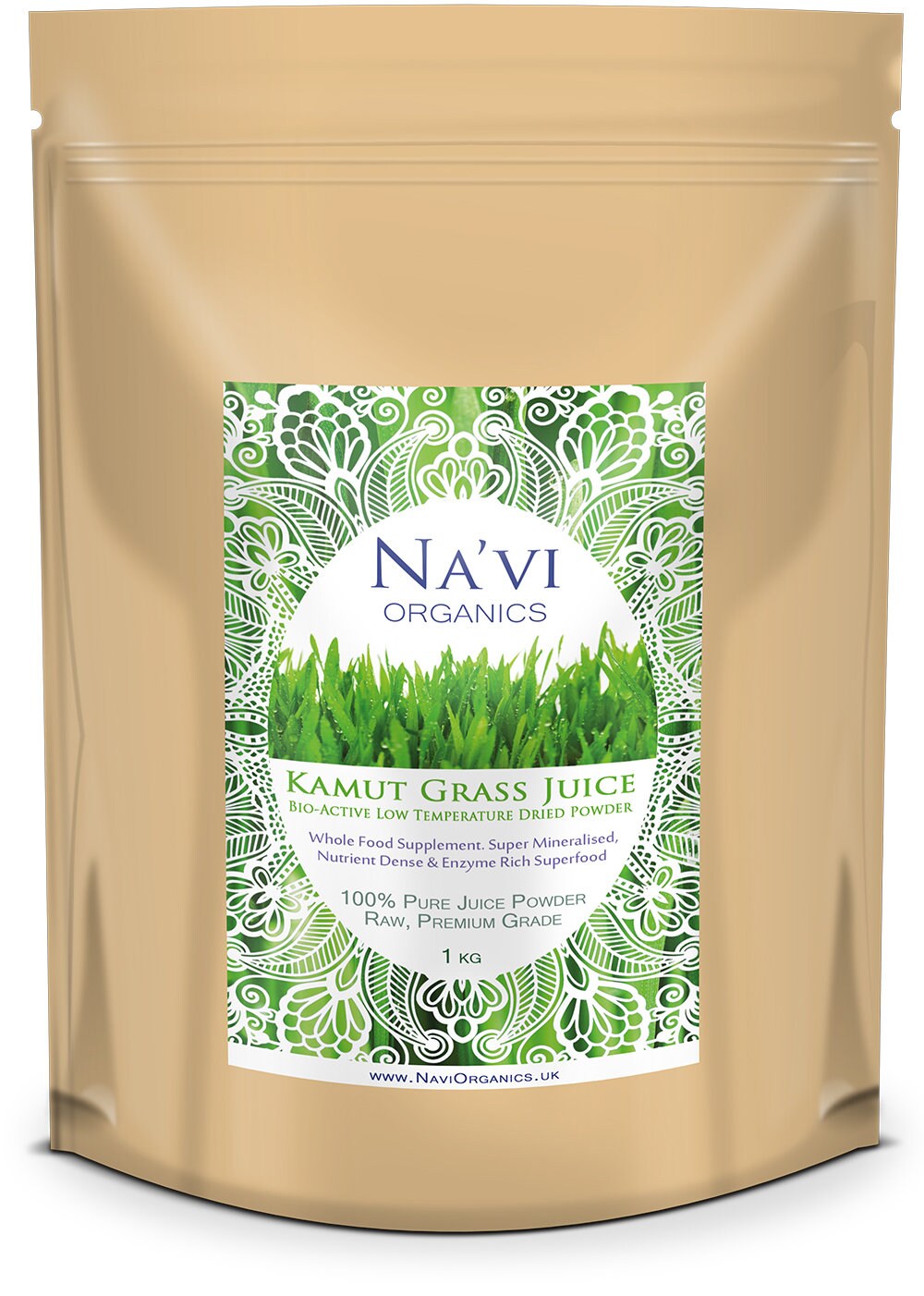 Organic Raw Kamut wheat Grass JUICE Powder Premium Grade & Organic ...