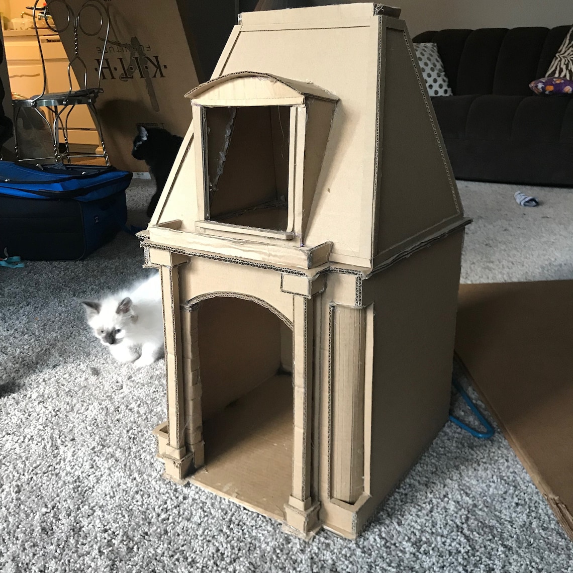 Homemade Cardboard Pet Homes - Etsy