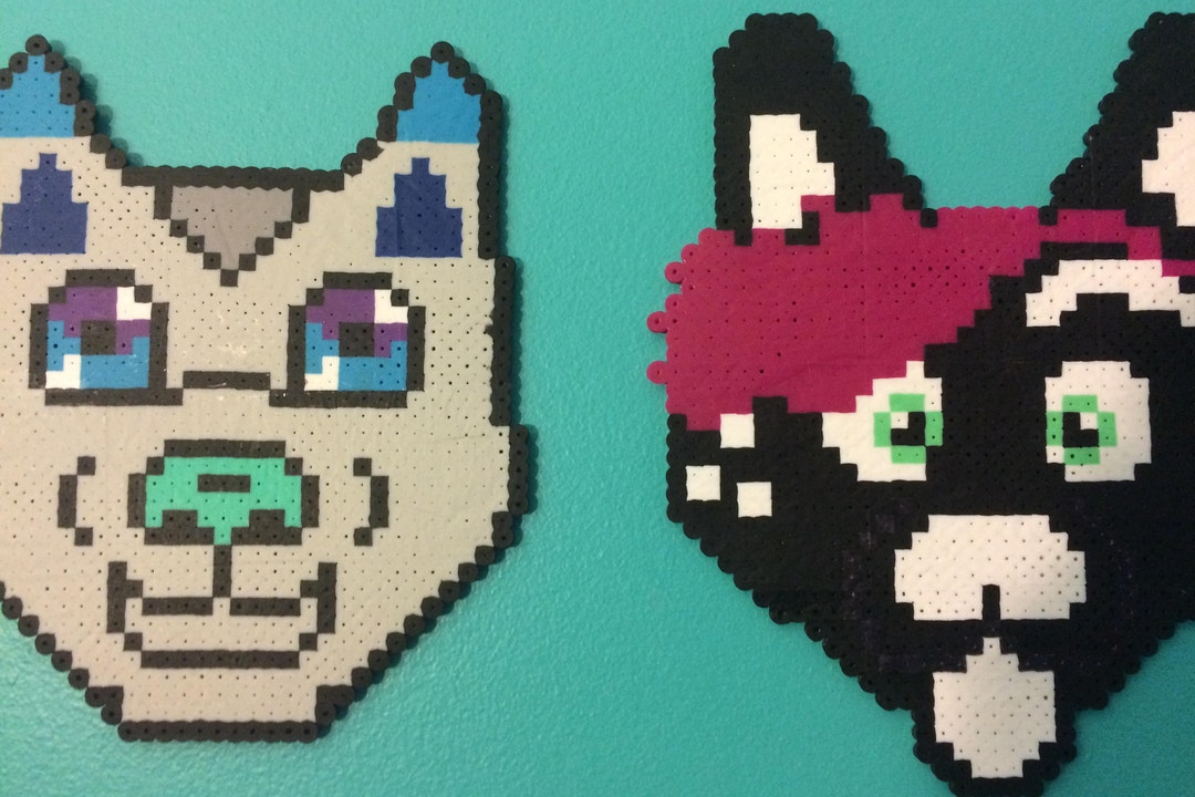 Custom Furry Perler Bead Head - Etsy