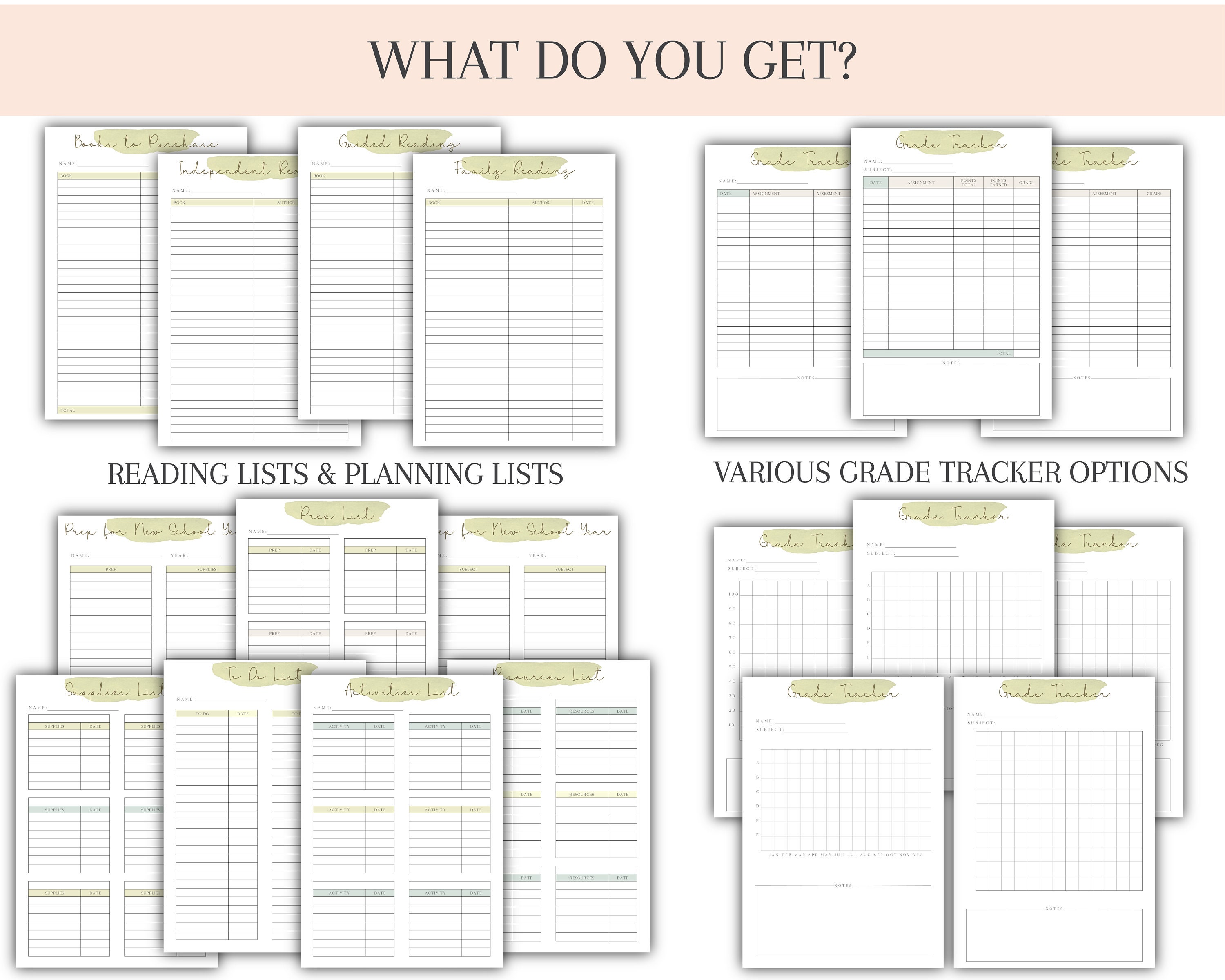 Printable Homeschool Planner Digital Homeschool Organizer - Etsy
