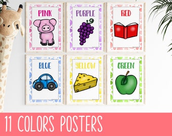 Preschool Printables Colors Classroom Posters, Color Posters ...