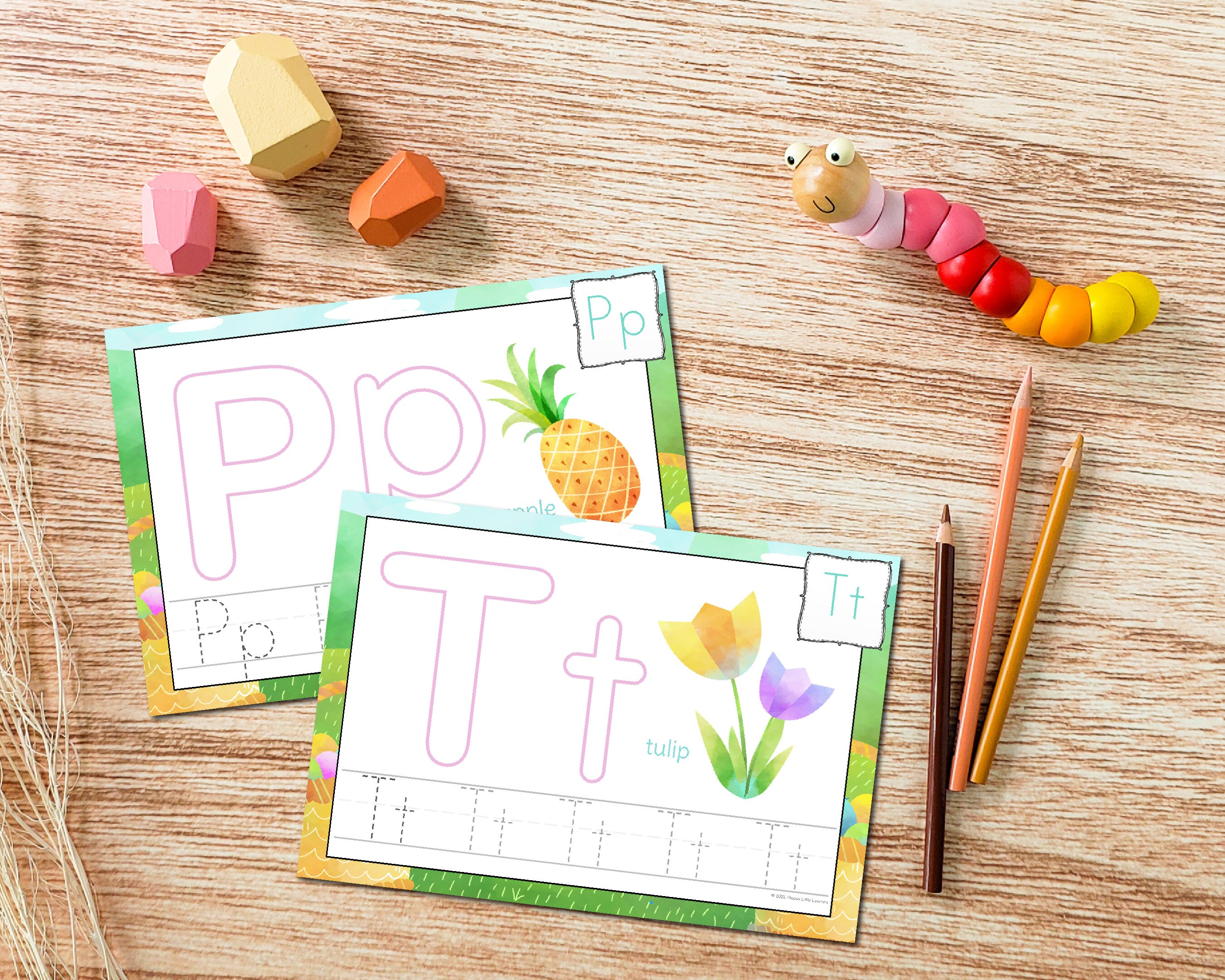 Easter Alphabet Preschool Printables Playdough Handwriting Practice ...