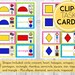 Teaching and Learning Activities. Shapes With Picture Match Clip Cards ...
