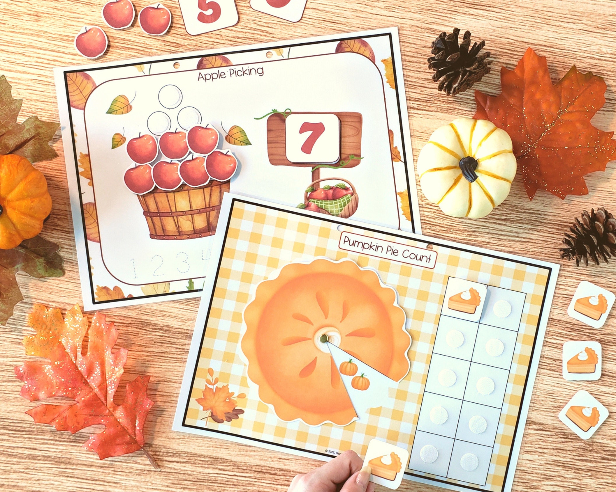 Fall Busy Book Printable Kids Homeschool Busy Book Toddler - Etsy