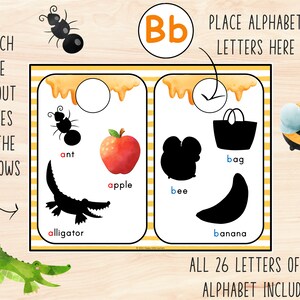 Alphabet Busy Book Printable Honey Bee Toddler Quiet Book - Etsy