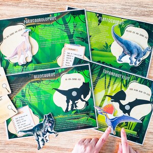 Dinosaur Busy Book Printable Toddler Dino Quiet Book - Etsy