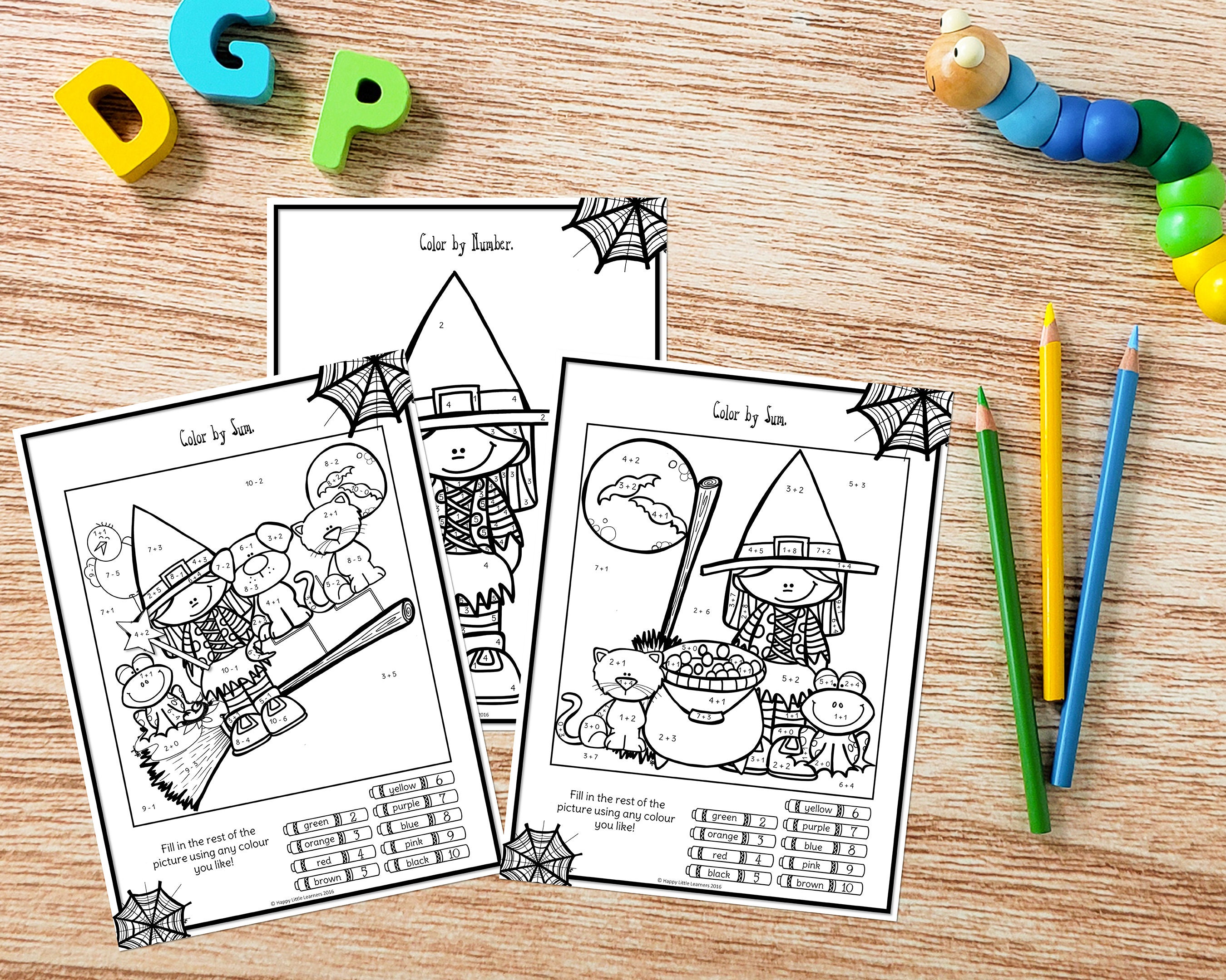 Halloween Activity Pages Printable Bundle, Holiday Preschool Prek ...
