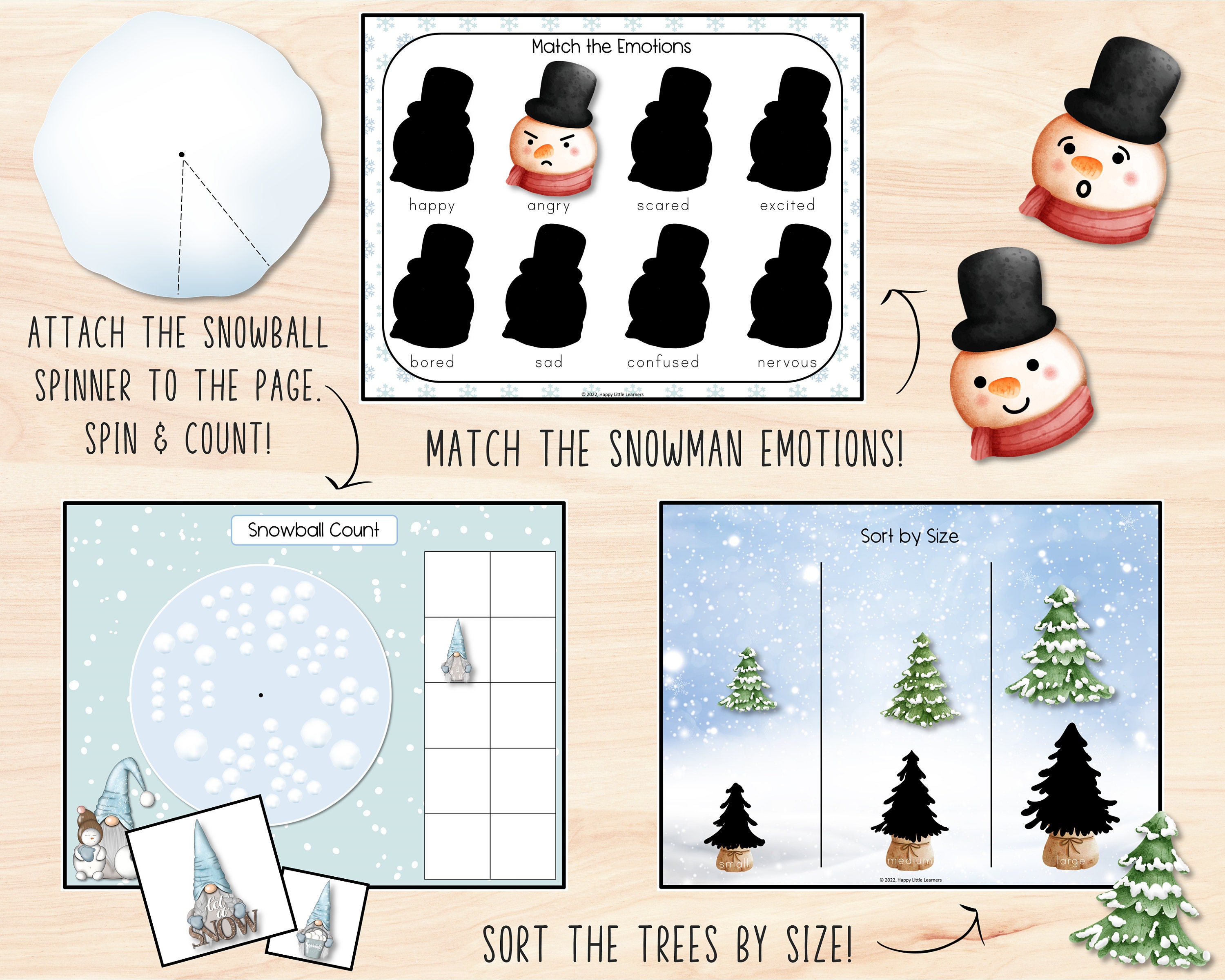 Winter Busy Book Printable, Homeschool Busy Book for Kids, Seasons ...