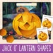 Halloween Shapes Jack O' Lantern Printable Toddler Activity, Halloween ...