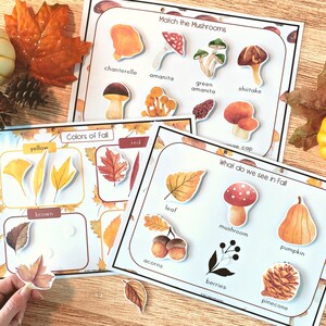 Fall Busy Book Printable, Kids Homeschool Busy Book, Toddler Autumn ...