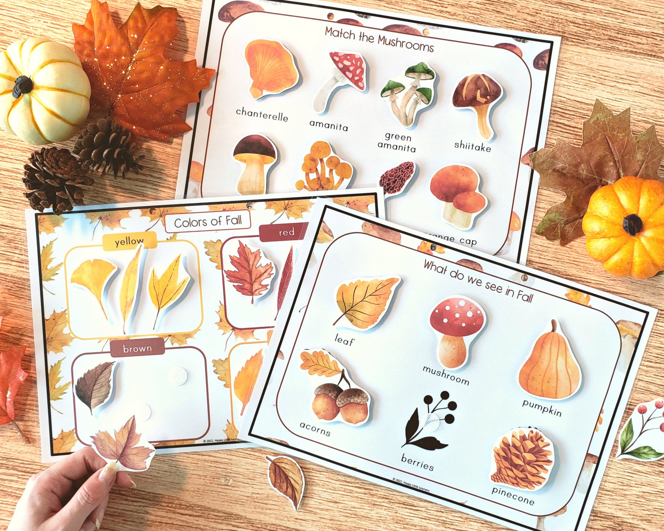 Fall Busy Book Printable Kids Homeschool Busy Book Toddler - Etsy