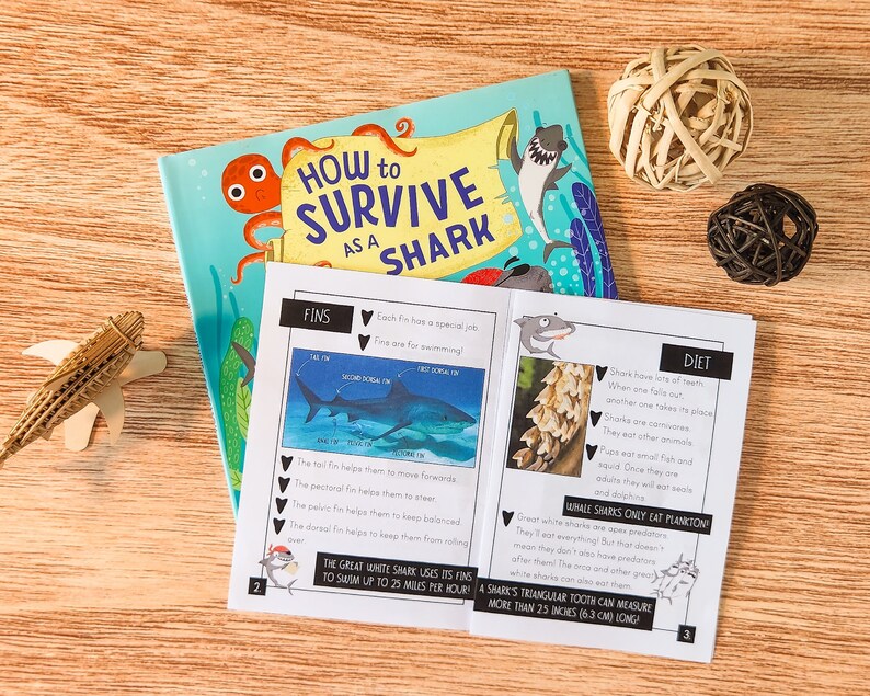 Printable Shark Unit, Shark Nature Study Pack, Learning About Sharks ...