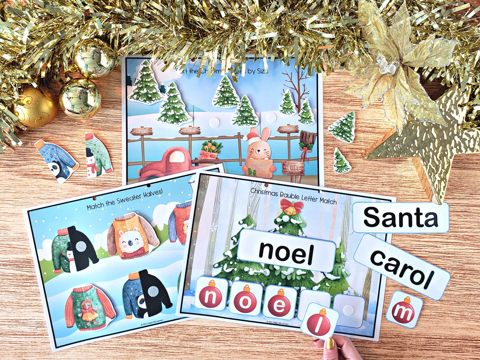 Christmas Busy Book Printable, Homeschool Xmas Busy Book for Kids ...