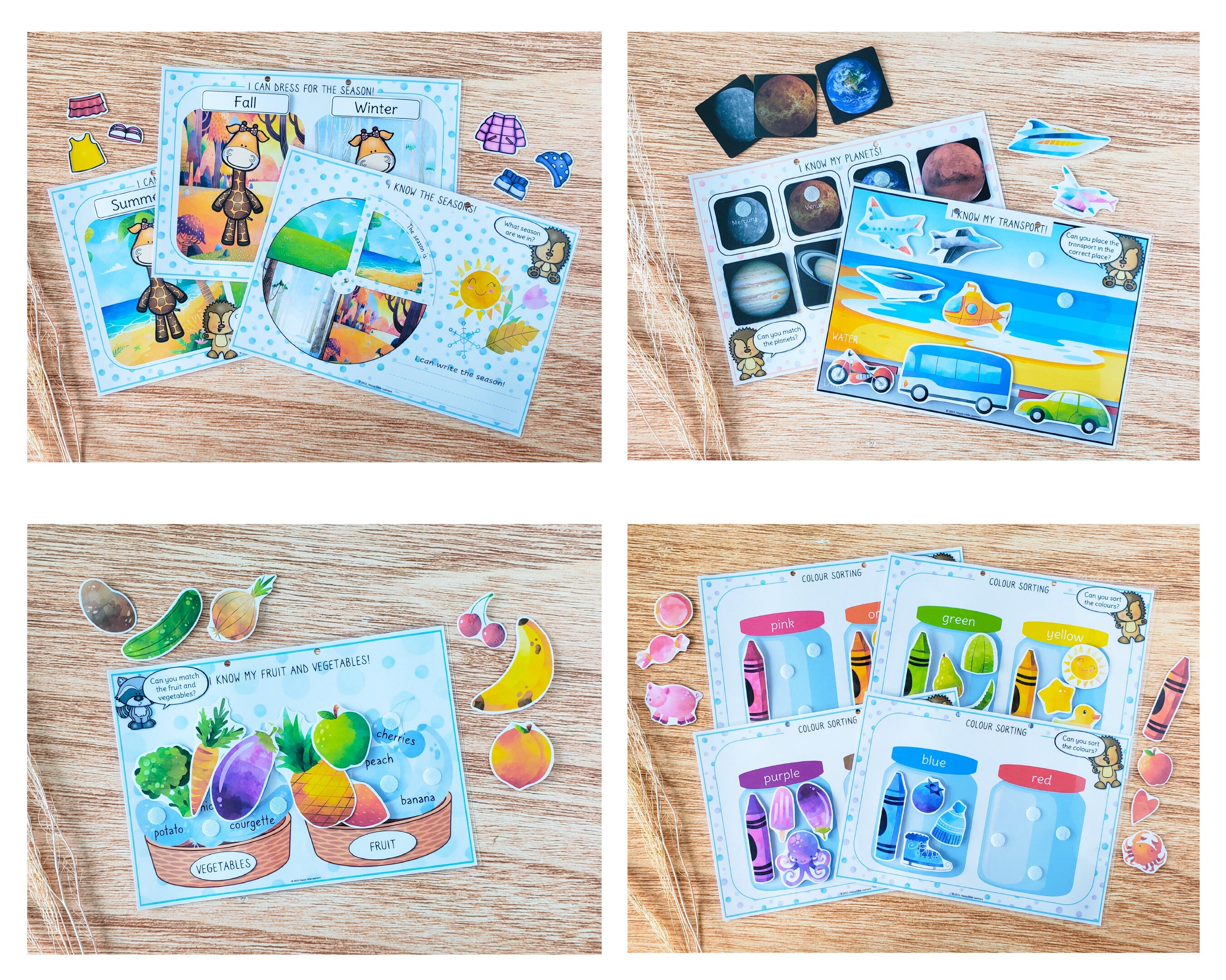 Printable Busy Book Bundle, Toddler Preschool Binder Printable Quiet ...