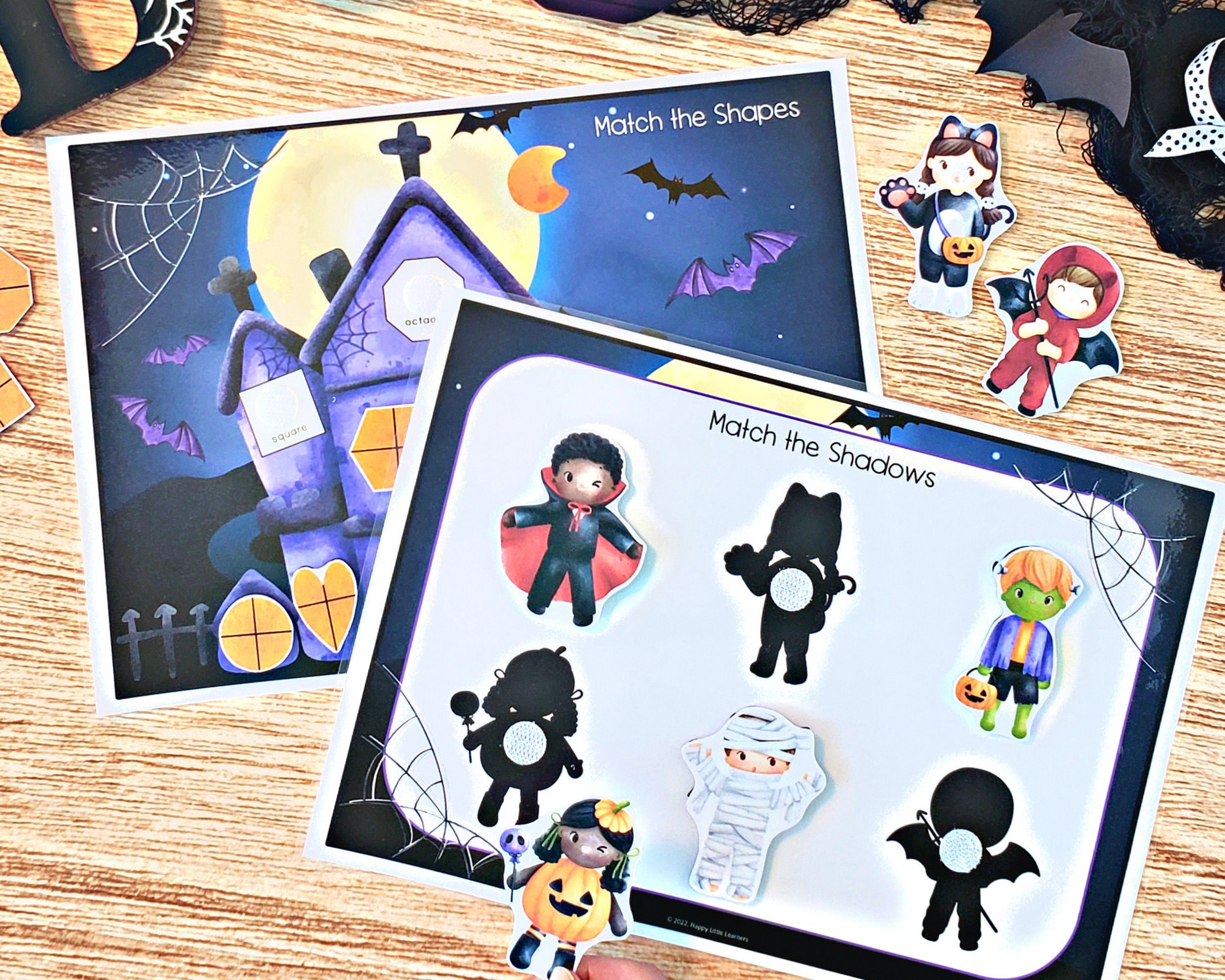 Halloween Busy Book Printable, Kids Homeschool Learning Binder, Toddler ...