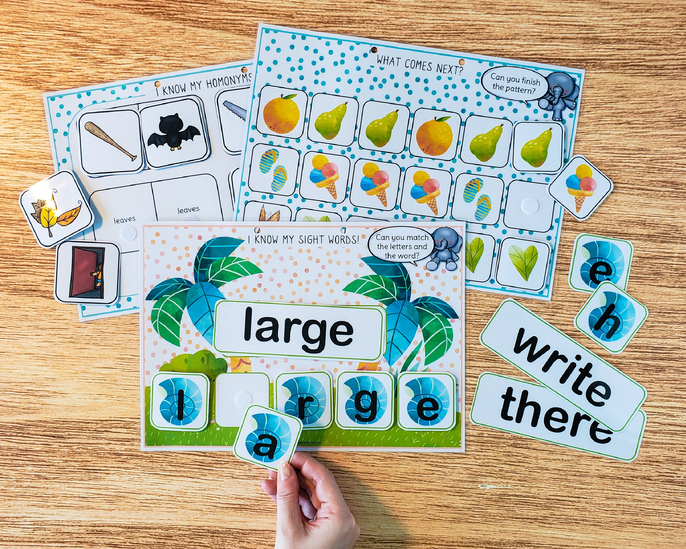 Toddler Printable Early Learning Binder Activities, Montessori ...