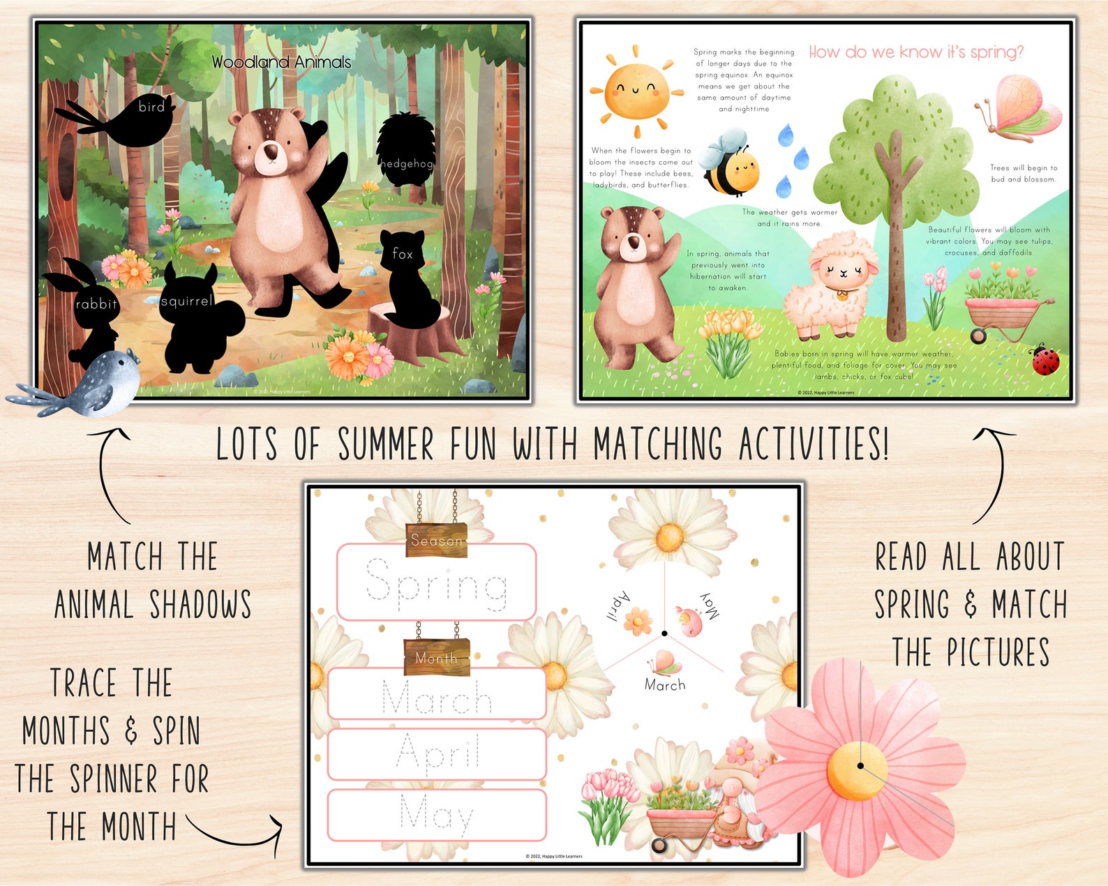 Spring Busy Book Printable, Homeschool Busy Book for Kids, Seasons Quiet Book for Preschool ...