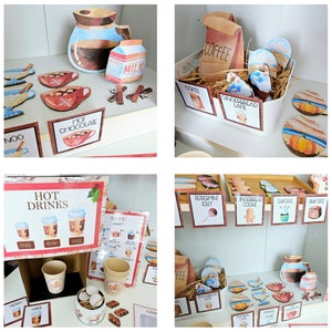 Christmas Gingerbread Bakery Dramatic Play, Printable Pretend Playset ...