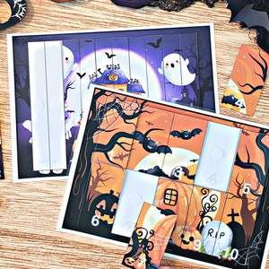 Halloween Busy Book Printable, Kids Homeschool Learning Binder, Toddler ...