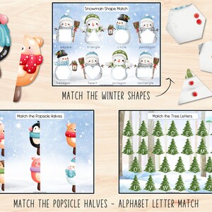 Winter Busy Book Printable, Homeschool Busy Book for Kids, Seasons ...