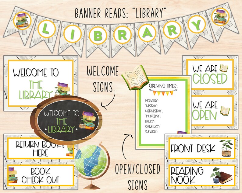 Pretend Play Library Dramatic Play Printable Pretend Play - Etsy