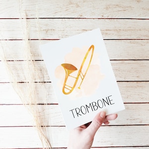 Musical Instruments Printable Flashcards, Preschool Printables ...