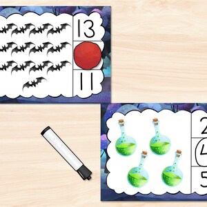 Halloween Numbers 1-20 Clip Cards, Halloween Task Cards, Toddler ...