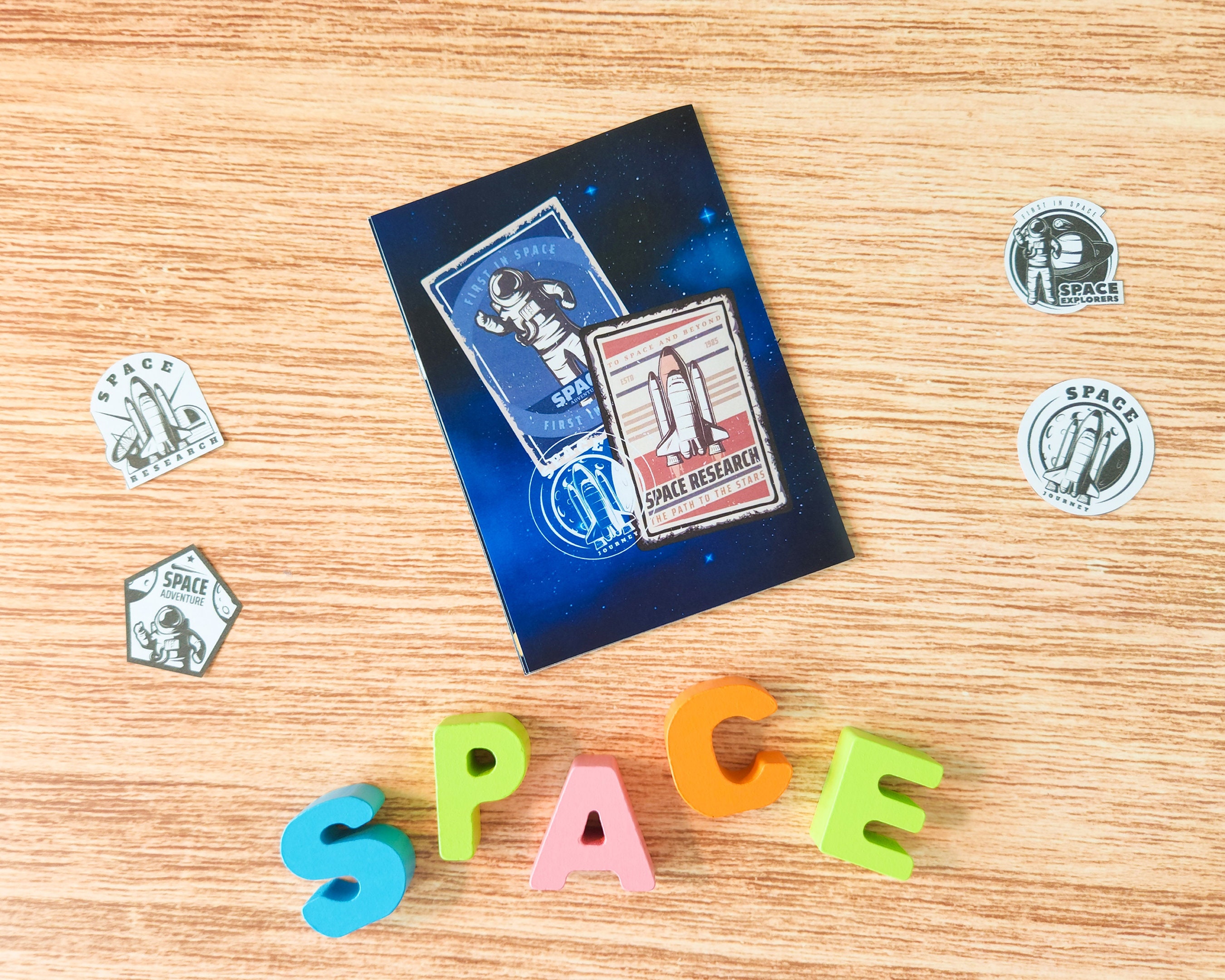 Solar System Astronaut Passport, Printable Toddler Space Planets ...