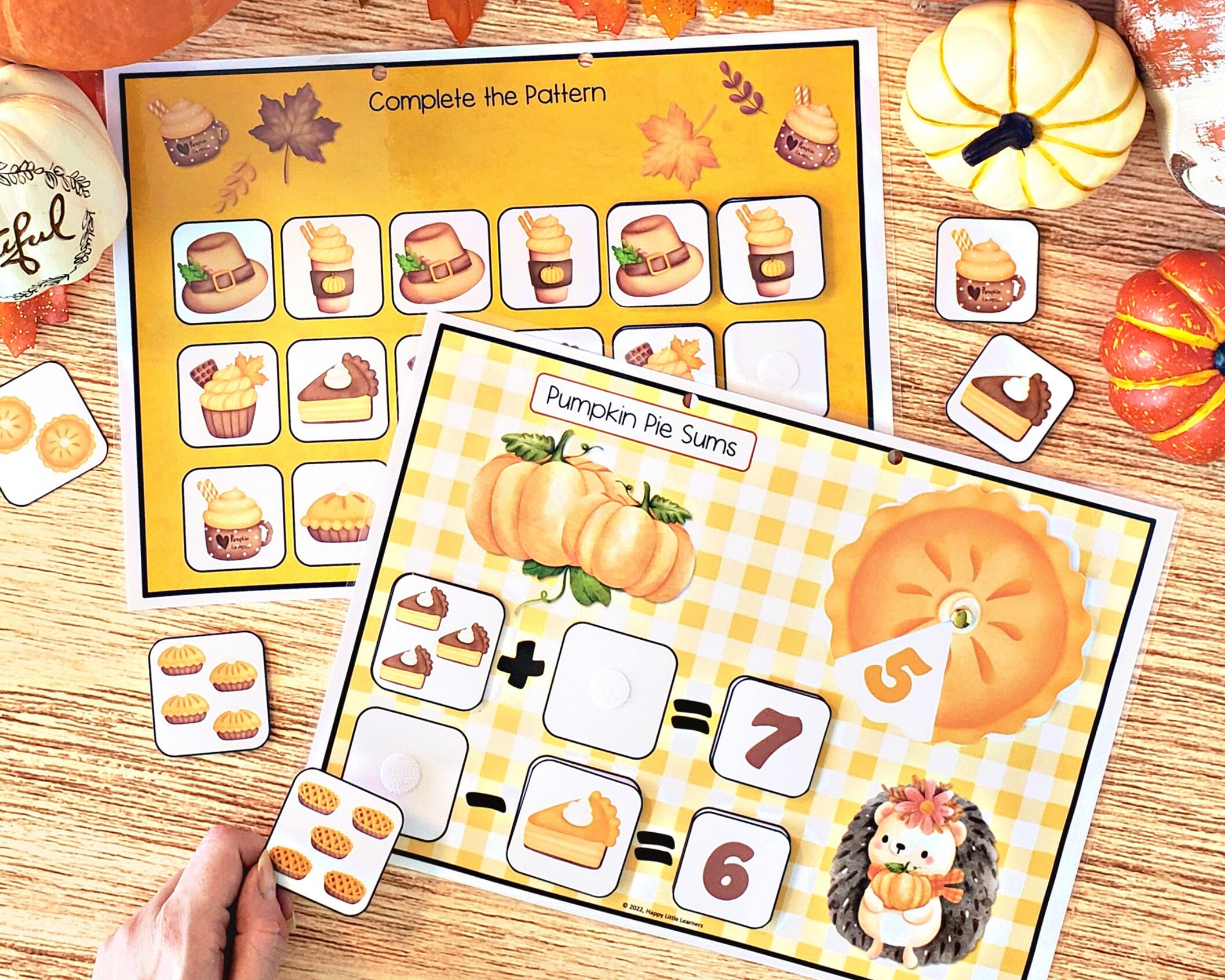 Thanksgiving Busy Book Printable, Toddler Homeschool Learning Binder ...