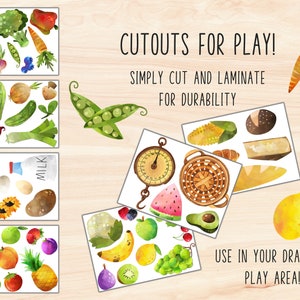 Farmer's Market Dramatic Play, Pretend Play Printable, Farmer's Market ...