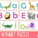 Printable Alphabet Puzzles, Preschool Printable ABC Activity, Cut ...