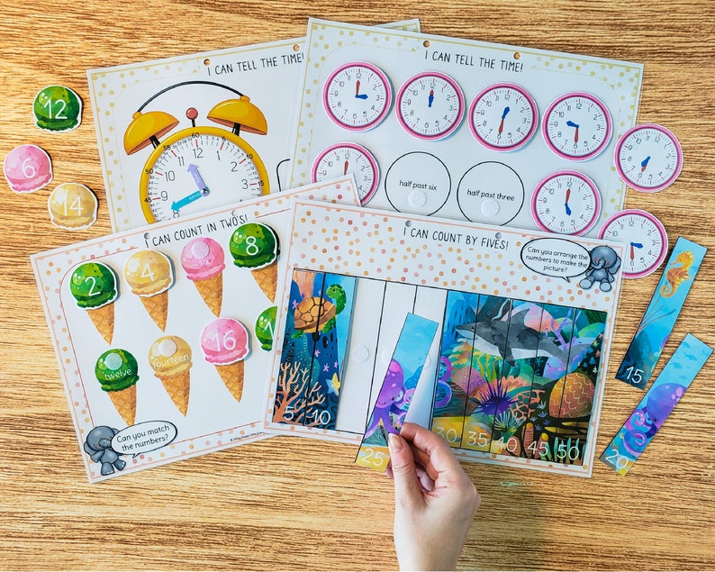 Toddler Printable Early Learning Binder Activities, Montessori ...