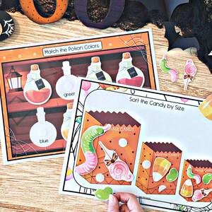 Halloween Busy Book Printable, Kids Homeschool Learning Binder, Toddler ...