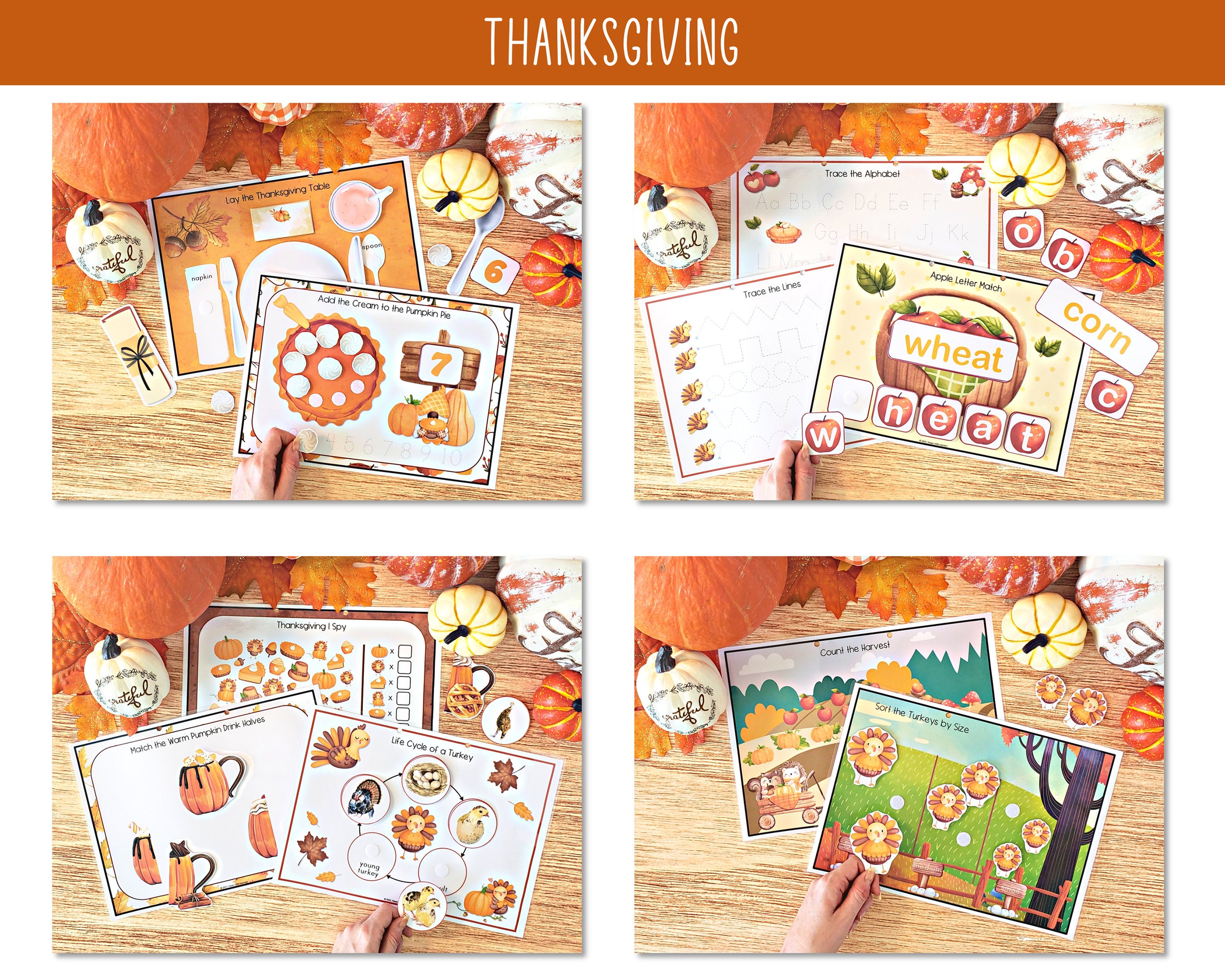 Holiday Busy Book Printables Set of 3 Homeschool Toddler Busy - Etsy