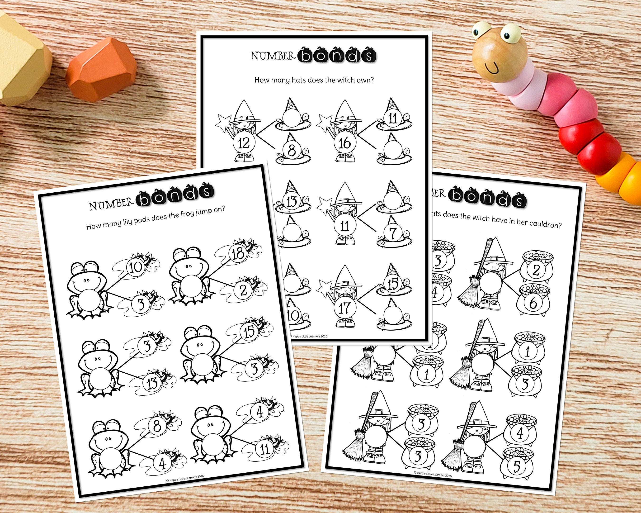 Room on the Broom Halloween Activity Pages Printable Bundle, Holiday ...