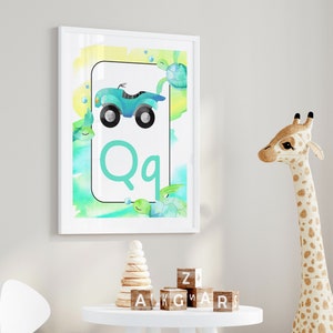 Printable Alphabet Letters, Printable ABC Flashcards, Home School ...