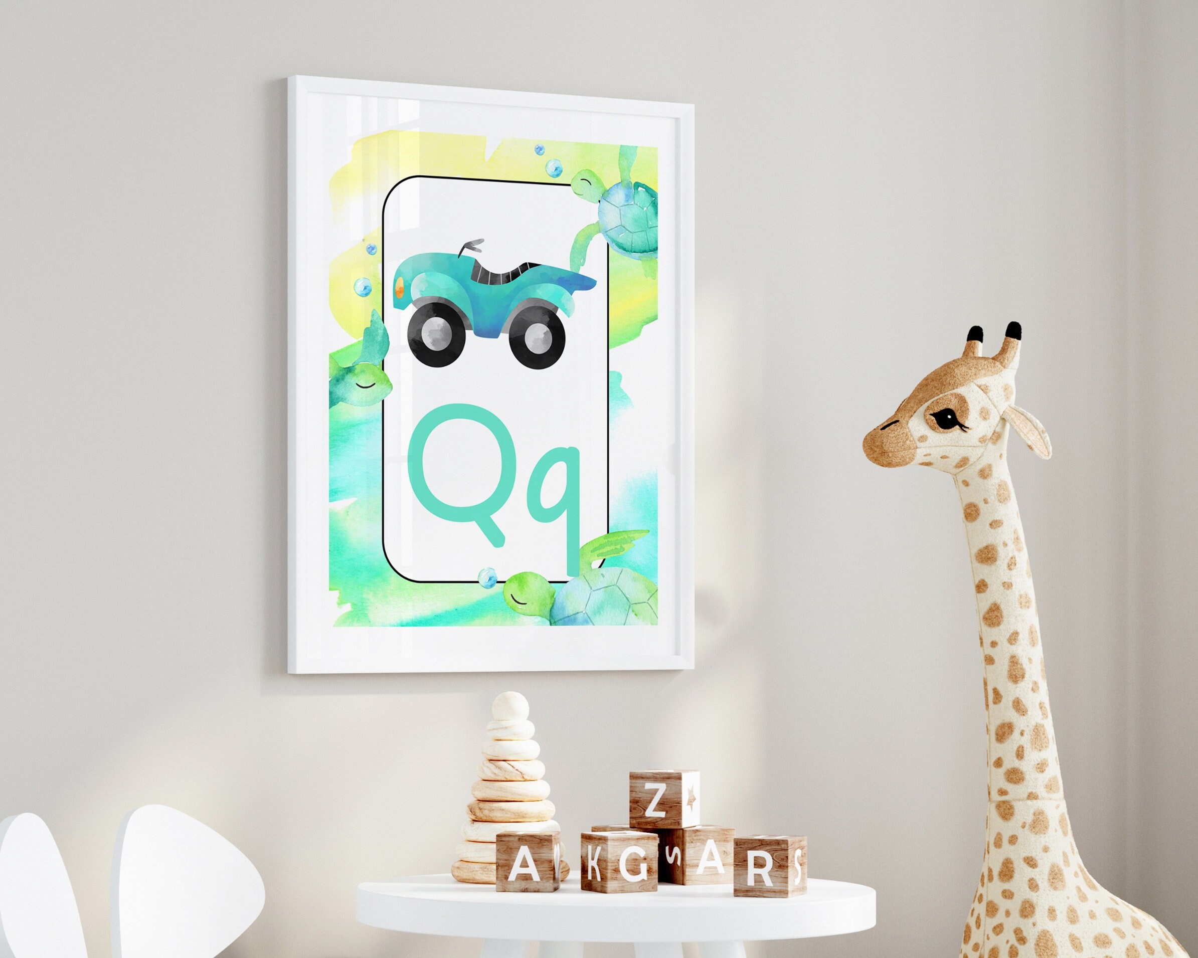 Printable Alphabet Letters, Printable ABC Flashcards, Home School ...