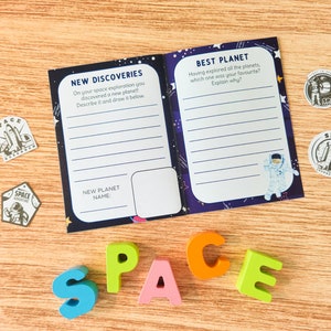 Solar System Astronaut Passport, Printable Toddler Space Planets ...