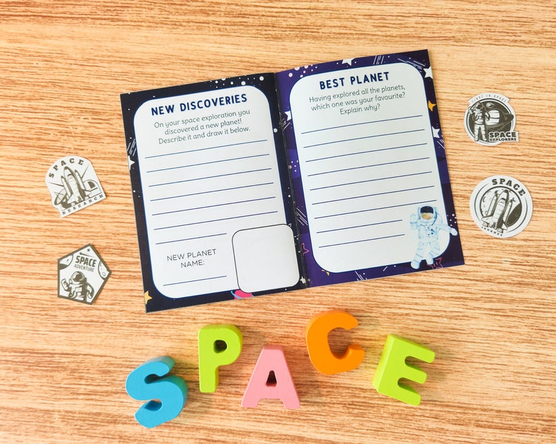 Solar System Astronaut Passport, Printable Toddler Space Planets ...