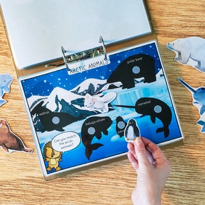 Toddler Activity Binder, Preschool Busy Book, Homeschool Learning ...