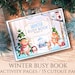 Christmas Busy Book Printable, Homeschool Xmas Busy Book for Kids ...
