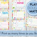Numbers 1 - 20 Play Doh Mats, Printable Counting Numbers Worksheet ...