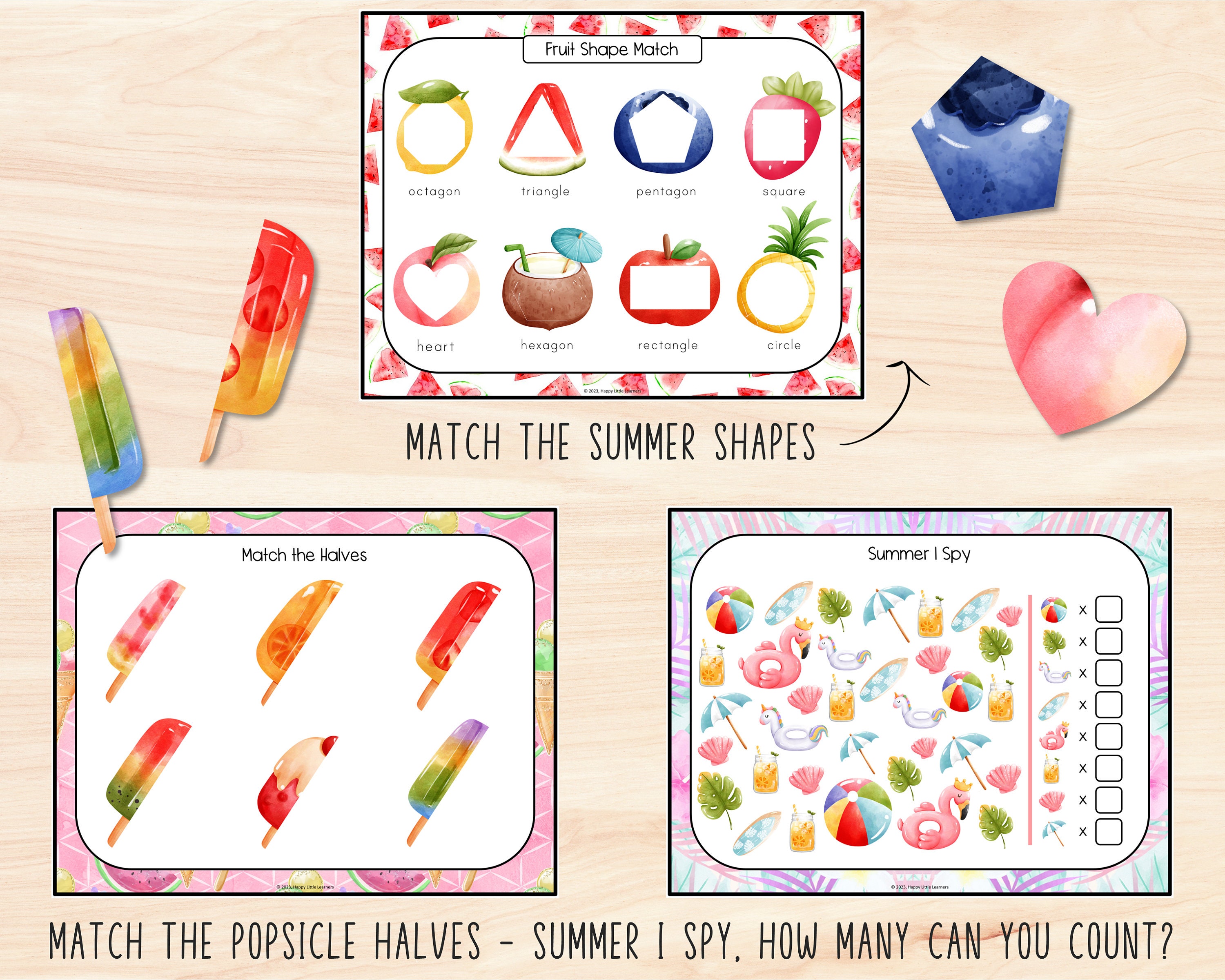 Summer Busy Book Printable, Homeschool Busy Book for Kids, Seasons ...