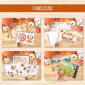 Holiday Busy Book Printables, Set of 3 Homeschool Toddler Busy Books ...